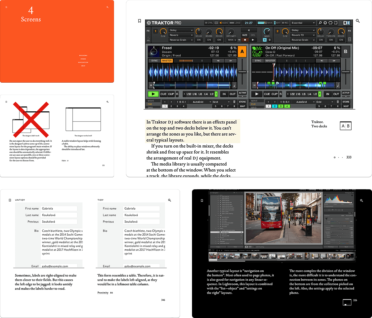 New chapters of the section ‘Screens’ published in Ilya Birman’s ‘User ...